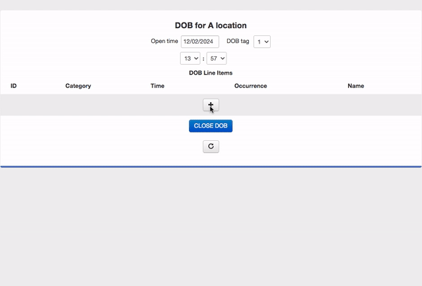 Daily occurrence book (DOB) – digital, auditable logbook