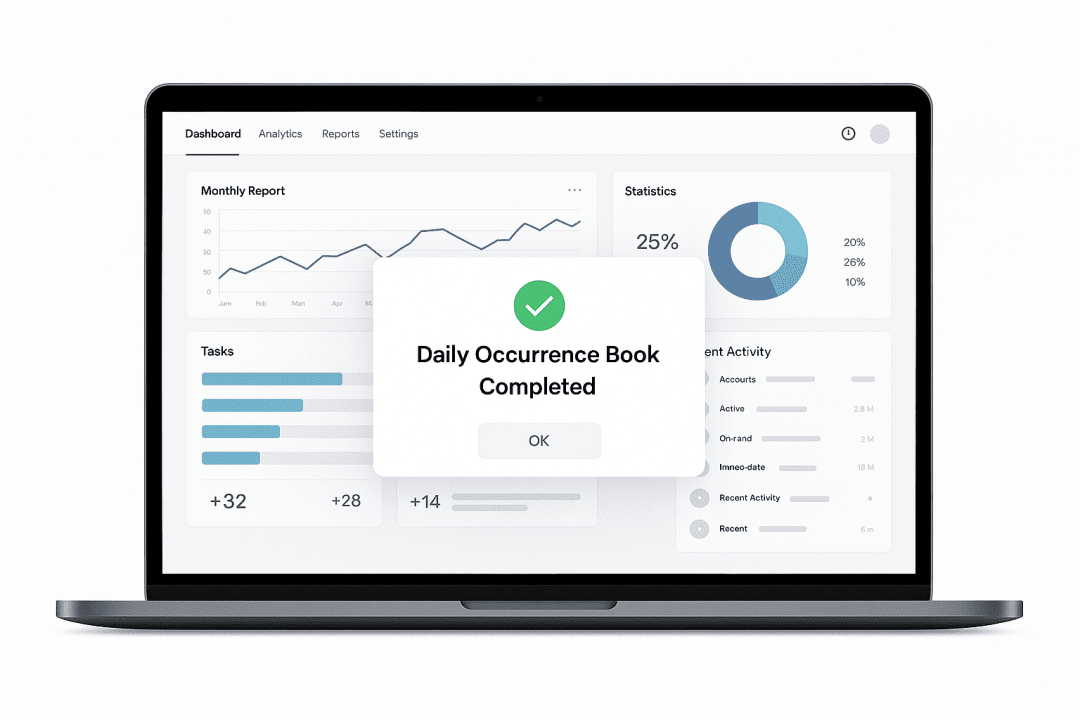 Daily occurrence book (DOB) – digital, auditable logbook